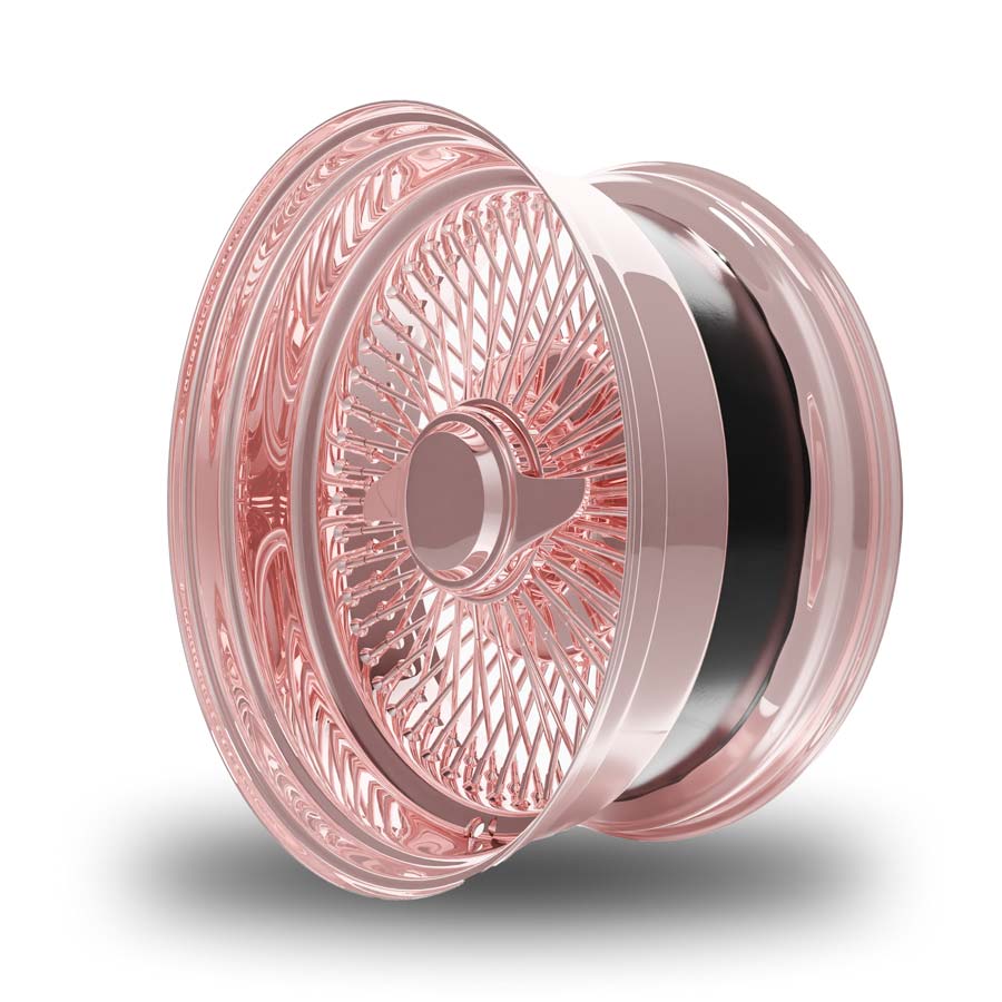 BEST 100 Spoke Wire Wheels Sealed Std Rose Gold
